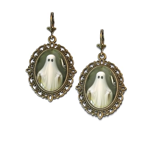 Amazon.com: Ghost Earrings, Vintage Inspired Ghost Earrings, Ghost ...