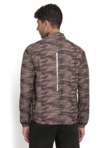 Buy Wildcraft Men's Windcheater Bomber Jacket Brown Camo 42244 (Medium ...