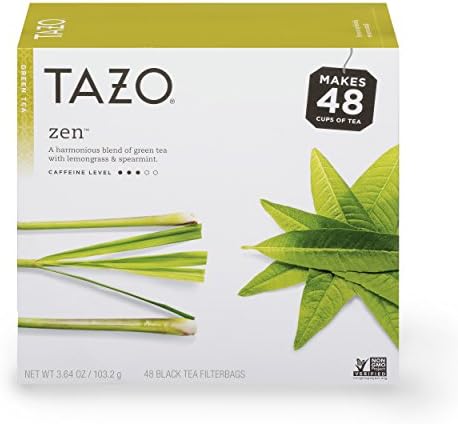 Amazon.com : Tazo Zen Green Tea with Lemongrass & Spearmint, 20-Count ...