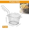 ADERTOS 10 PCS Chip Serving Frying Baskets Mini Chip Baskets with ...