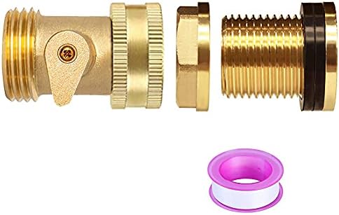Amazon.com : Joywayus Brass Water Container/Rain Barrel Spigot 3/4" GHT ...