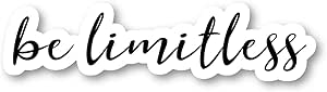 Amazon.com: Be Limitless Sticker Inspirational Quotes Stickers - 3 Pack ...