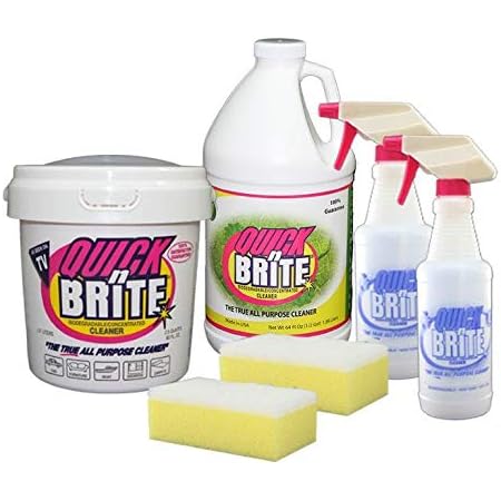 Amazon.com: Quick N Brite All Purpose Cleaning Combo Kit, 6 Piece Set ...