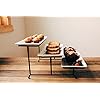Amazon.com | Food Serving Tray Set: 3 Tier Metal Display Stand with 3 ...