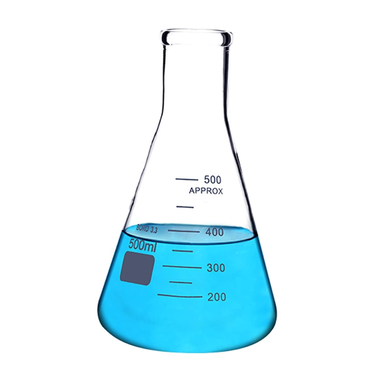 ARJERS 500ml Flask with Graduated Conical Narrow Mouth Erlenmeyer Flask ...