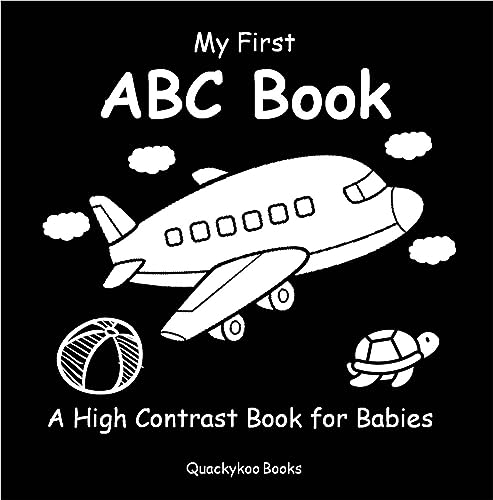 My First ABC High Contrast Baby Book For Newborns: Black and White ...