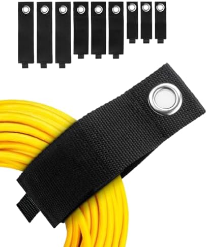 Amazon.com: Heavy-Duty Storage Straps - 9 Pack Hook and Loop Hanging ...