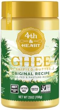 Amazon.com : 4th & Heart Original Grass-Fed Ghee (25 Ounces) : Grocery ...