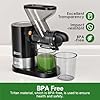 Amazon.com: Kitchen in the box Juicer Machines, Small Cold Press Juicer ...