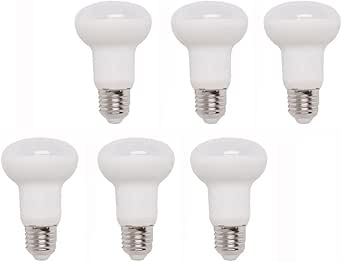 Dimmable R63 Reflector E27 LED Bulb, 6-Pack Daylight 6000K, R63 ...