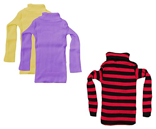 IndiWeaves Girls Wollen Warm Full Sleeve High Neck/Skivvy for Winters ...