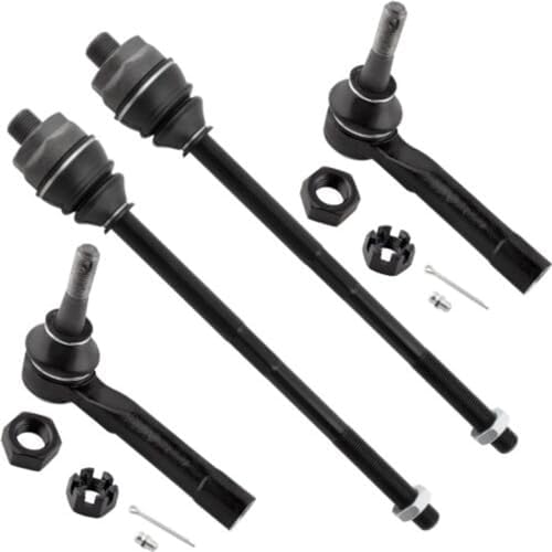 Amazon.com: WEIZE 4 pcs Front Inner & Outer Tie Rods End Fits for Chevy ...