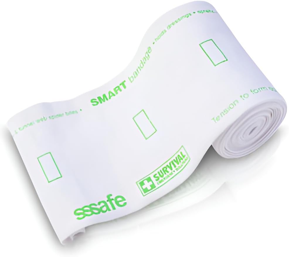 SSSAFE SMART Snake Bite Compression Bandage with Tension Indicators specifically designed in ...