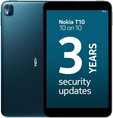 Nokia T10 Android 12 Tablets with 8 HD Display, 8MP Rear Camera, AI ...