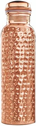 Signoraware Copper Water Bottle 600ml Hammered | Eco-Friendly ...