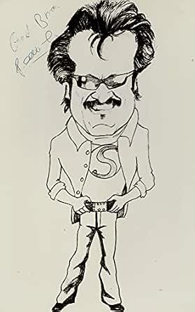 Hand Signed Autograph big Photo of superstar Thalaiva Rajnikanth ...