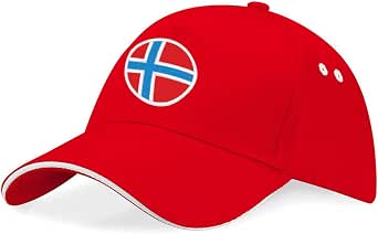 Norwegen Norway Fahne Flagge Wappen Besticktes Baseballcap ...