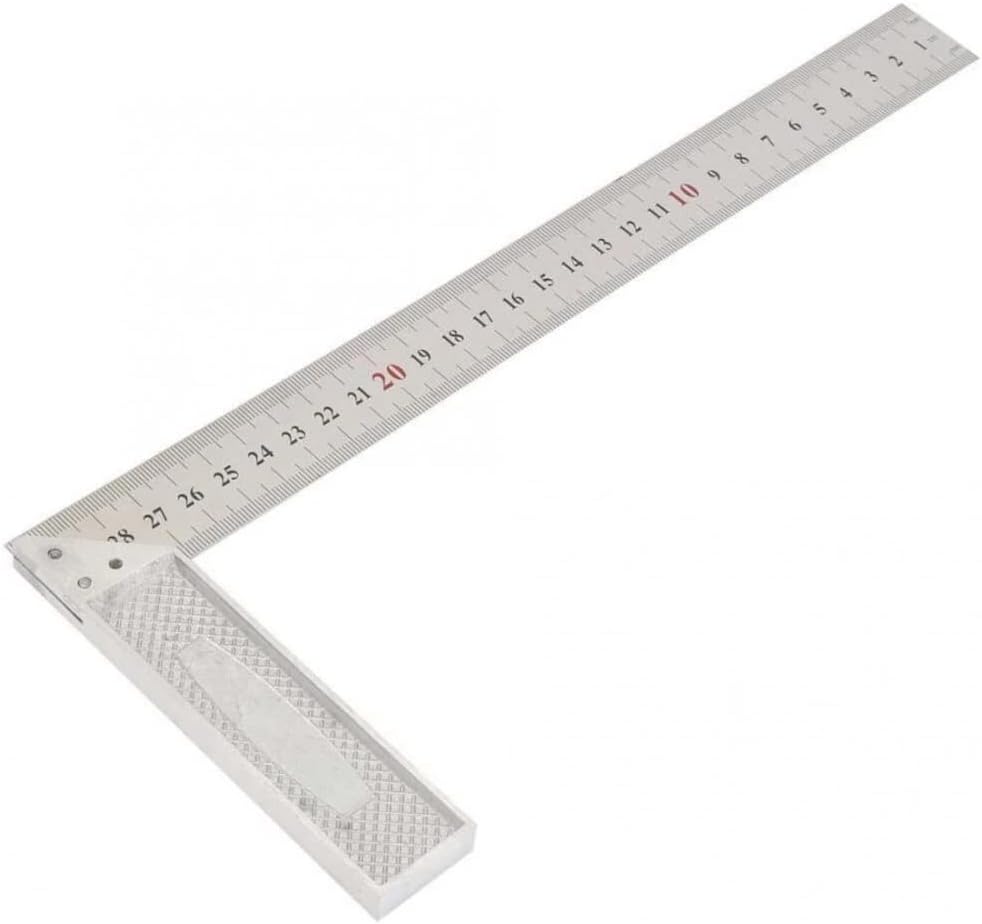 Woodworking jig tool 300/500mm Stainless Steel Square Angle Ruler L ...