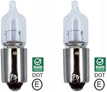 CEC Industries #64132 Bulbs, 12 V, 6 W, BAX9s Base, T2-3/4 Shape (2 ...