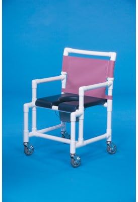Amazon.com: Deluxe Midsize Shower Commode Mesh Backrest Color: Blue ...