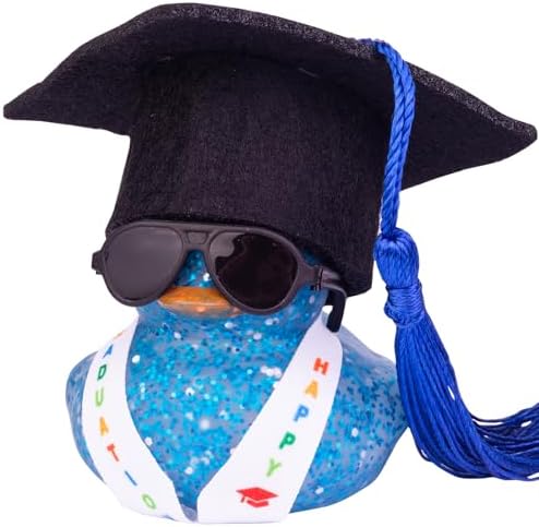 Amazon.com: MuMyer Graduation Rubber Duck Car Ornaments, Duck Car ...