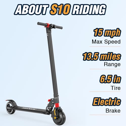 Snapklik.com : Electric Kick Scooter, Max 15MPH Power By 250W Motor,12 ...