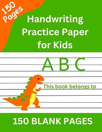 Amazon.com: Handwriting Practice Paper for Kids: A perfect blank dotted ...