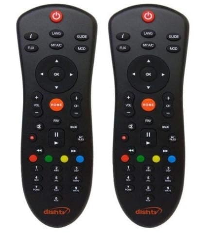 Buy Shree GAJANAN™ New Dish TV Universal DTH Remote Controller (Pack of ...