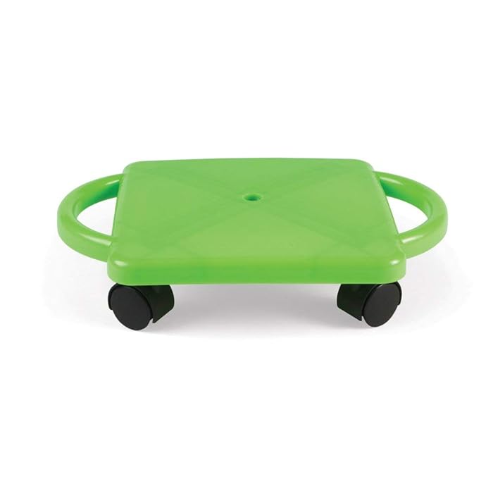 Buy hand2mind Green Indoor Scooter Board with Handles, Gym Scooters for ...