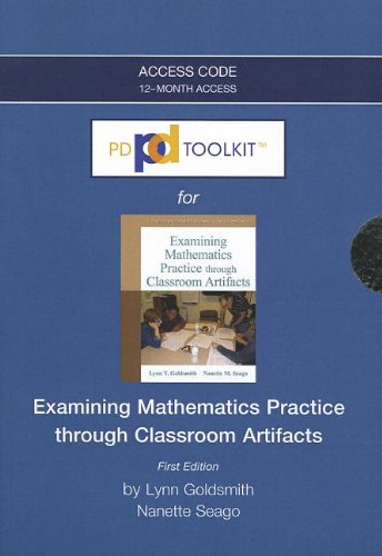 Buy PDToolKit - Access Card - for Examining Mathematics Practice through Classroom Artifacts ...