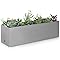Amazon.com : Sanbege 17" Large Stainless Steel Planter Box with Drain ...