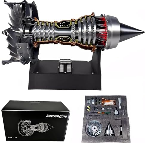 Amazon.com: TR900 Turbofan Model Kit, Adjustable Speed Aircraft Engine with LED Light ...