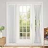 Amazon.com: Vatge Self-Adhesive Sidelight Curtains for Glass Doors - No ...