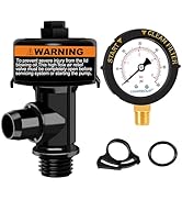 Amazon.com: UHARBOUR Pool Filter Pressure Gauge 60psi 1/4" NPT Bottom ...