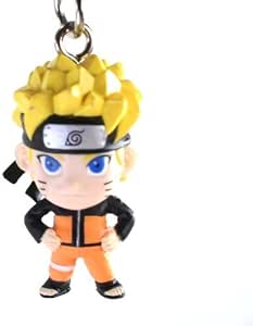 Amazon.com: Naruto Strap – Part 6 in Oragne Jumpsuit (1.5" Figure ...