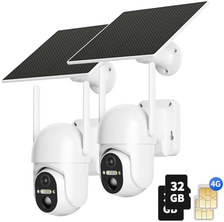 Amazon.com : Ebitcam 4G LTE Cellular Security Cameras Include SD&SIM ...