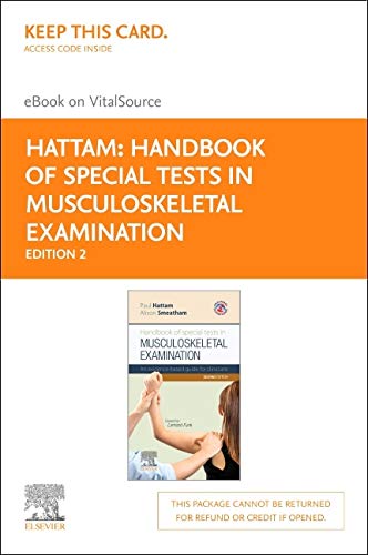 Handbook of Special Tests in Musculoskeletal Examination - Elsevier ...