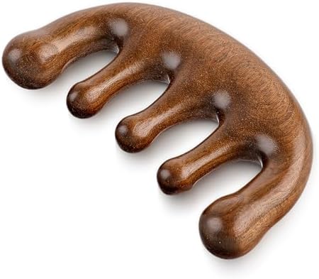 Amazon.com : Cureder Wooden Scalp Massager - Handmade 100% Natural ...