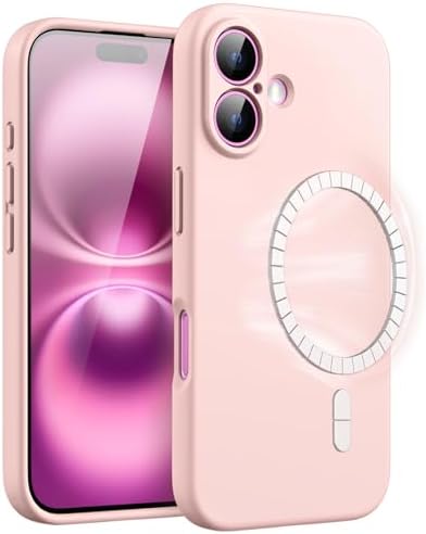 JETech Magnetic Case for iPhone 16 6.1-Inch Compatible with MagSafe ...