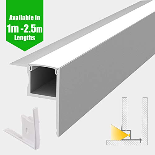 Buy LED Profile Recessed Edge for LED Strip - Edge Aluminium LED ...