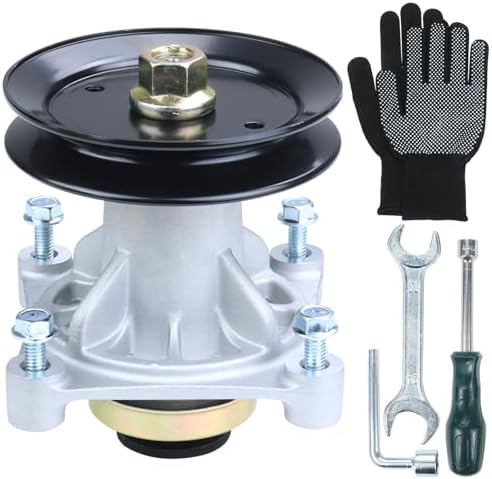 Amazon.com : Hustler Raptor Spindle and Pulley Kit 604214, 603988 ...