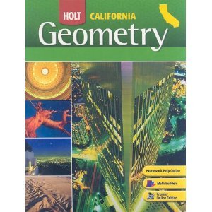 Holt California Geometry byBurger: Burger &Chard: Amazon.com: Books