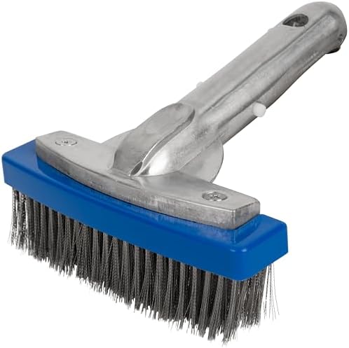 Amazon.com: BlueStars Heavy Duty 5in Swimming Pool Brush with Stainless ...