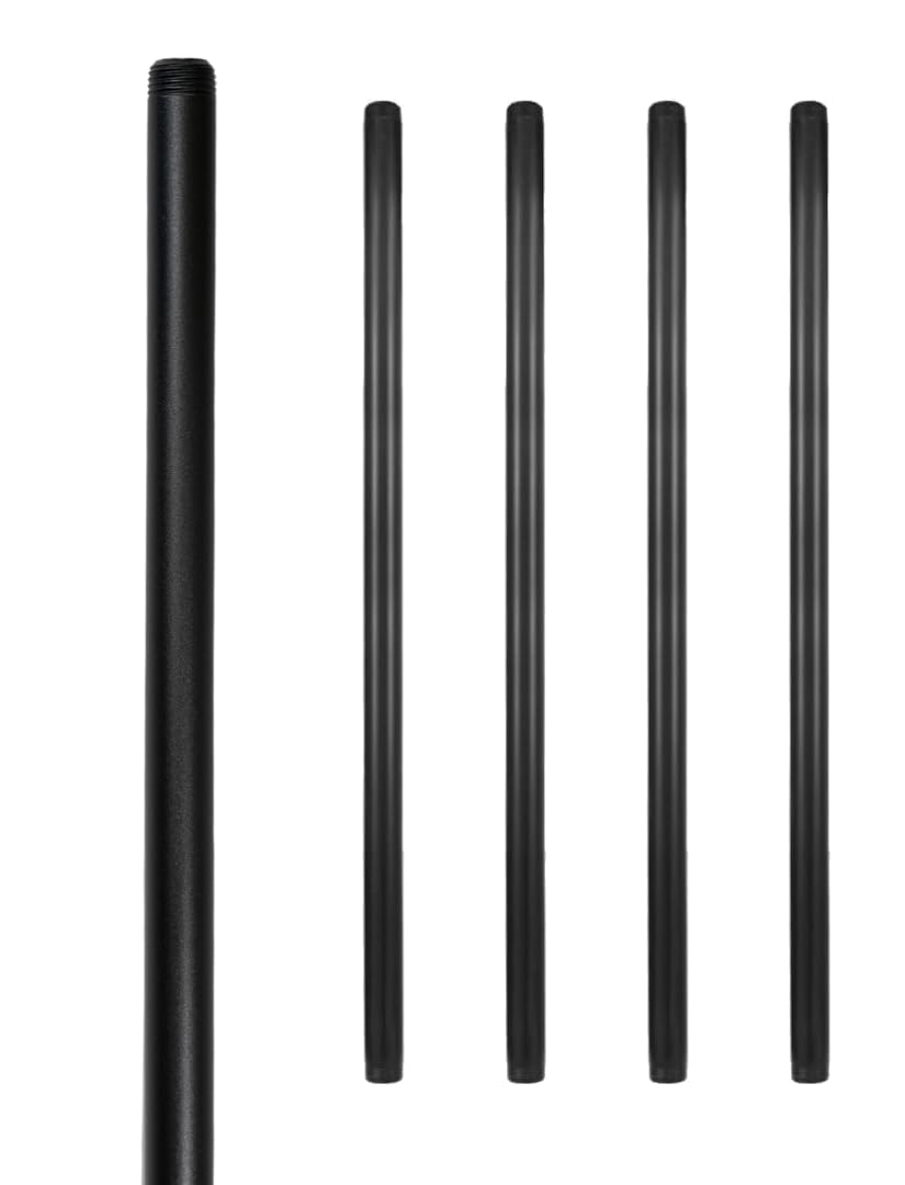 Amazon.com: PRIM PIPEWORKS Black Satin 3/4in x 16in, High Grade Carbon ...