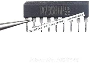 Amazon.co.jp: 50ピースTA7358 TA7358P TA7358APGジップ周波数バンド高-ミックスミキサー回路新しい ...
