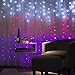 Amazon.com: Merkury Innovations Curtain Lights, Cascading Battery ...