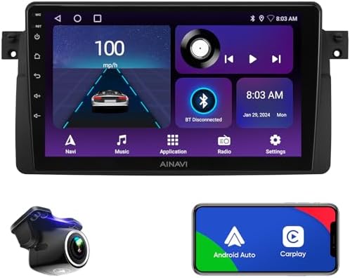 Amazon.com: for BMW E46 Radio Upgrade - Built-in CarPlay Android Auto ...