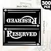 Amazon.com: Resurhang 300 Pcs Paper Table Reserved Sign with Name Line ...