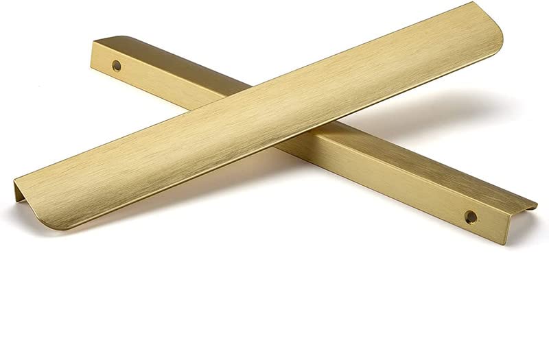 SYZOW 6 Pack Gold Cabinet Pulls Kitchen Cabinet Hardware Cabinet- Edge ...