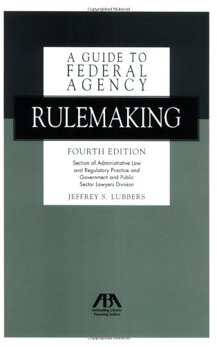 Amazon.com: A Guide to Federal Agency Rulemaking: 9781590317068 ...
